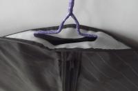China Breathable Suit Garment Bag Durable Lightweight Black Dress Cover for sale