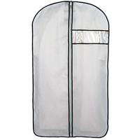 China Zippered Garment Bags with Clear Window , Hanging Garment Bags For Travel for sale
