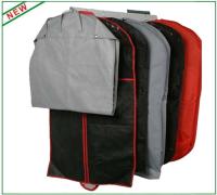 China Peva Fold Down Hanging Suit Garment Bag For Suits , Storage Hanging Clothes Bag for sale