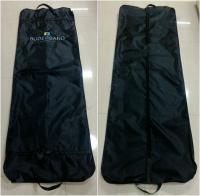 China Non Woven Handle Long Hanging Clothes Garment Bags Collapsible Silk Screen Printing for sale