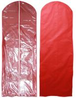 China Clear Wedding Dress Garment Bag  / Women's Customized Gown Bag 24*72*4'' Size for sale