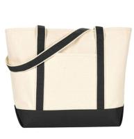 China Durable Fashionable Large Cotton Canvas Tote Bags Personalized Color for sale