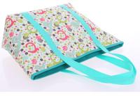 China Custom Printed Tote Bags Reusable Polyester Handbag for Womens for sale