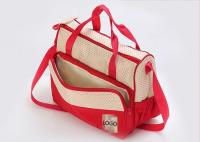 China Multicolored Yummy Mummy Baby Diaper bags Changing with One Inner Pouch for sale