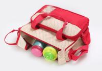 China Multicolored Yummy Mummy Baby Diaper bags Changing with One Inner Pouch for sale