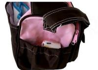 China Modern Small Nappy Changing Bags Mummy bag 30x20x27 cm microfiber Material for sale