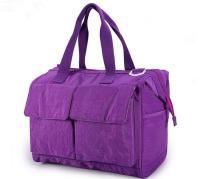 China Blue Recycle Pretty designer Baby Diaper Bags , Baby Nappy Changing Bag for sale