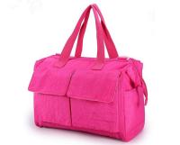 China Blue Recycle Pretty designer Baby Diaper Bags , Baby Nappy Changing Bag for sale