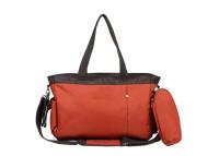 China Personalised Adult designer Baby Diaper Bags , Red Yummy Mummy Bag TPDB008 for sale