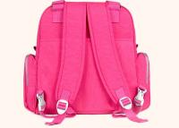 China Polyester Cute Baby Diaper Backpack  Rose Color Eco Friendly Advantage for sale