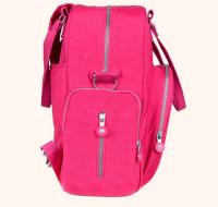 China Polyester Cute Baby Diaper Backpack  Rose Color Eco Friendly Advantage for sale