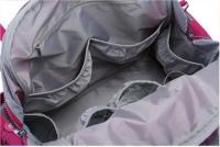 China Polyester Cute Baby Diaper Backpack  Rose Color Eco Friendly Advantage for sale