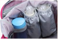 China Polyester Cute Baby Diaper Backpack  Rose Color Eco Friendly Advantage for sale
