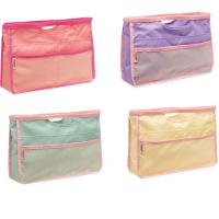 China Popular Transparent Cosmetic Bag 23x13x11cm Size 210D linning OEM / ODM for sale