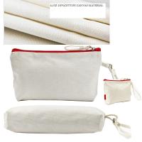 China White Cotton Large Travel Cosmetic Bags Hanging Cosmetic Cases Custom for sale