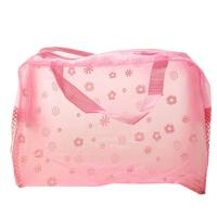China Matt Imprinted PVC Transparent Makeup Bag  Eco Friendly Cosmetic Tote Bag for sale