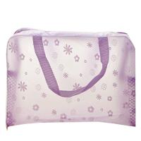 China Matt Imprinted PVC Transparent Makeup Bag  Eco Friendly Cosmetic Tote Bag for sale