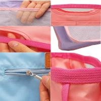 China 420D Polyester Clear Cosmetic Bags For Travel Multifunction 420D polyester coated for sale