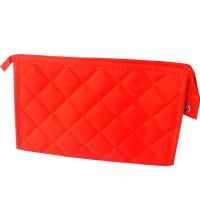China Personalized Small Polyester Zippered Cosmetic Bag , Red / Blue / Yellow / Black for sale