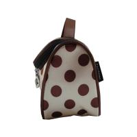 China Custommizable Reusable Travel Cosmetic Bags And Cases with Dots Printed for sale