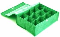 China PP Non Woven Clothes Storage Boxes / Underwear Storage Organizer 12 Compartment for sale