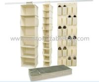 China Fashion Blue Non Woven Storage Boxes 24 Pocket Over Door Shoe Organizer for sale