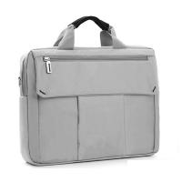 China Polyester Durable Laptop Tote Bags for Women , Red / Grey Business Laptop Bags for sale