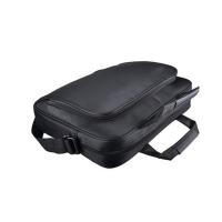 China Single Shoulder Lightweight Black Laptop Bag 16 inch Heat Transfered Printing for sale