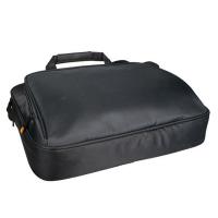 China Single Shoulder Lightweight Black Laptop Bag 16 inch Heat Transfered Printing for sale