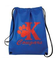 China Eco friendly 210D Personalized Drawstring Backpacks with Customized Logo Printed for sale