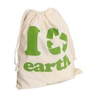 China 2 Sides Promotional Gift Bags Cotton Drawstring Backpacks ISO9001 Certification for sale