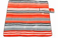 China Red Stripes Outside Foldable waterproof Picnic mat Blanket for Camping / Travel / Promotional for sale