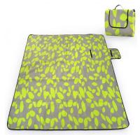 China Portable Picnic Mat Outdoor Leisure Popular Fashion Blanket Black Blue for sale