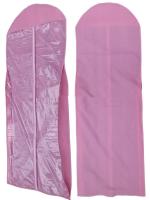 China PVC Extra Long Garment Bag Colored Non Woven for bridal Wedding Gown for sale