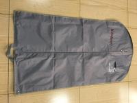 China Luxury Fold Up Garment Bag  200D Polyester Embroider Webbing Handled for sale