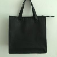 China TPCB023 Waterproof Cooler Bag Black Hot Transfer Printed Non Woven for sale
