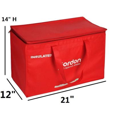 China Thermal Insulated Cooler Tote Bags / Outdoor Disposal Lunch Bag For School for sale