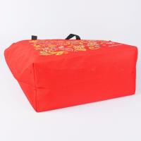 China Recycled Insulated Cooler Bags Portable Custom Printed Tote , Drink Cooler Bag for sale