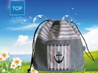China Polyester Sport Drawstring Backpack Recycled Casual Outdoor Traveling for sale