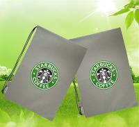 China Advertising Promotional Gift Bags , 210D Polyester Drawstring Bag for sale