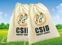 China Promotional Drawstring Bags Soft-Loop Handle Style Silk-Screen Printing for sale