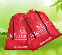 China Promotional Drawstring Bags Soft-Loop Handle Style Silk-Screen Printing for sale