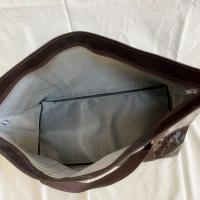 China PVC mirror leather lacquered leather split off shoulder bag travel bag shopping bag gym bag for sale