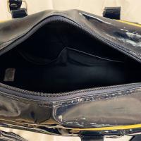 China PVC mirror leather lacquered leather split off shoulder bag travel bag shopping bag gym bag for sale