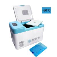 China 12/24v 25l -86c Ultra Low Temperature Deep Blast Vaccine Freezer with 616*392*455mm ABS for sale