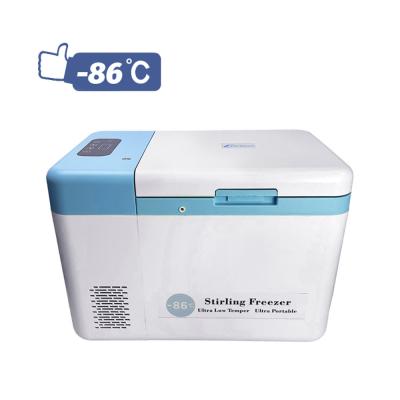 China Stirling Cooling System Mini Industri Freezer -86c for Portable Ultra Low Temperature for sale