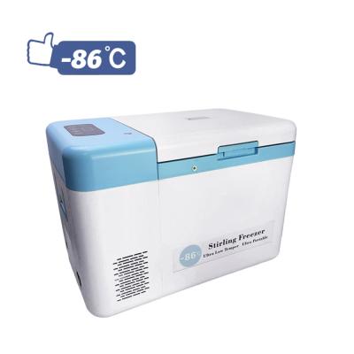 China 110/220V 50/60Hz Refport Ultra Low -86C Portable Stirling Cooler for Vaccine Transfer for sale