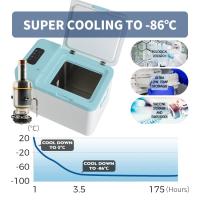 China Ultra Low Temperature -86 Degree Portable Fridge Deep Cooler 17.5KG Refrigerant HE for sale