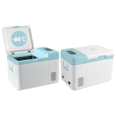 China Minus 86 Degree Ultra Low Temperature Refrigerator Mini Lab Medical Vaccine Portable Freezer for sale