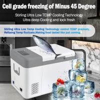 China Minus 25 Degree Solar Mini Portable Desktop Compact Freezer for Home and Outdoor for sale